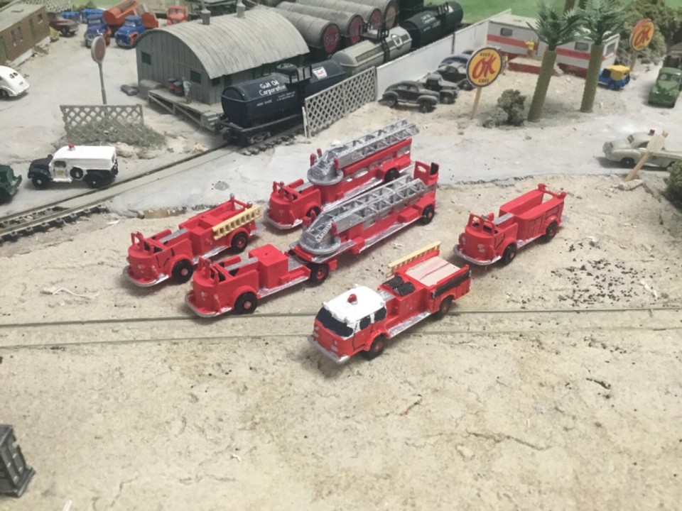 N Scale American LaFrance Fire Trucks Engines A Whole Dept 3D Print ...