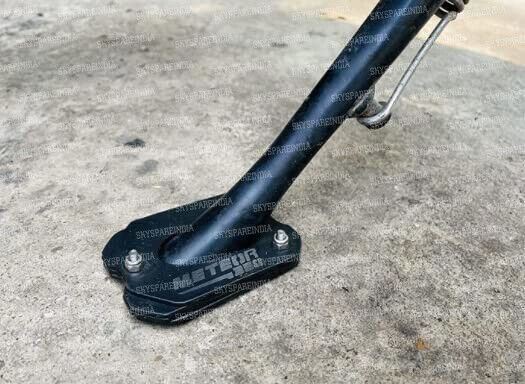 Side Stand Extender Compatible With Royal Enfield Meteor 350 Black | eBay