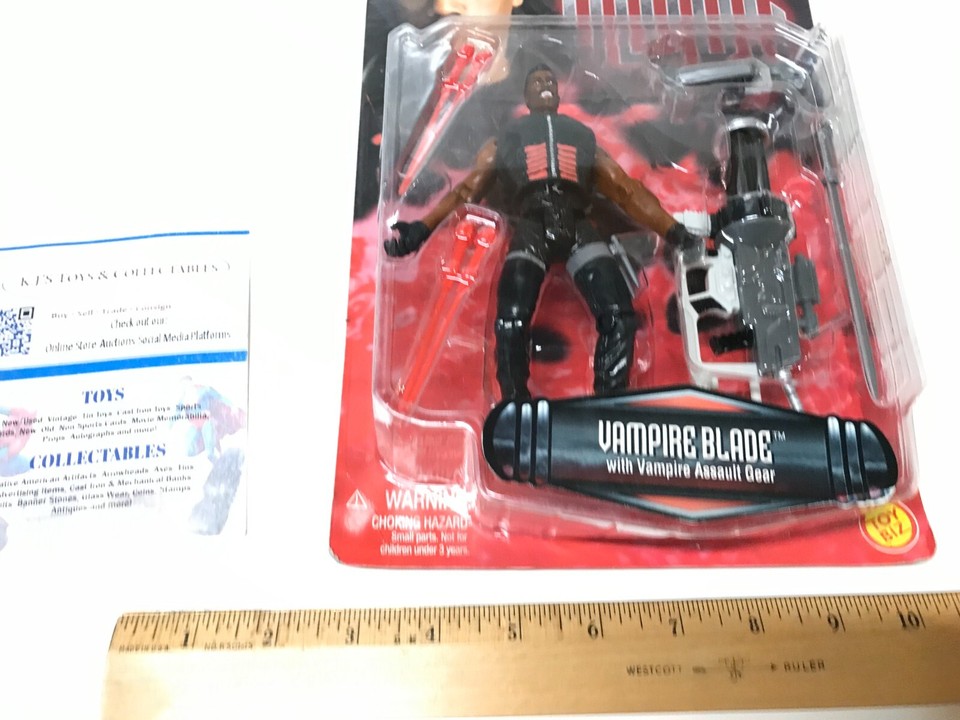 Marvel Comics Blade Vampire Blade 6" Action Figure Toy Biz, 1997 NEW IN ...