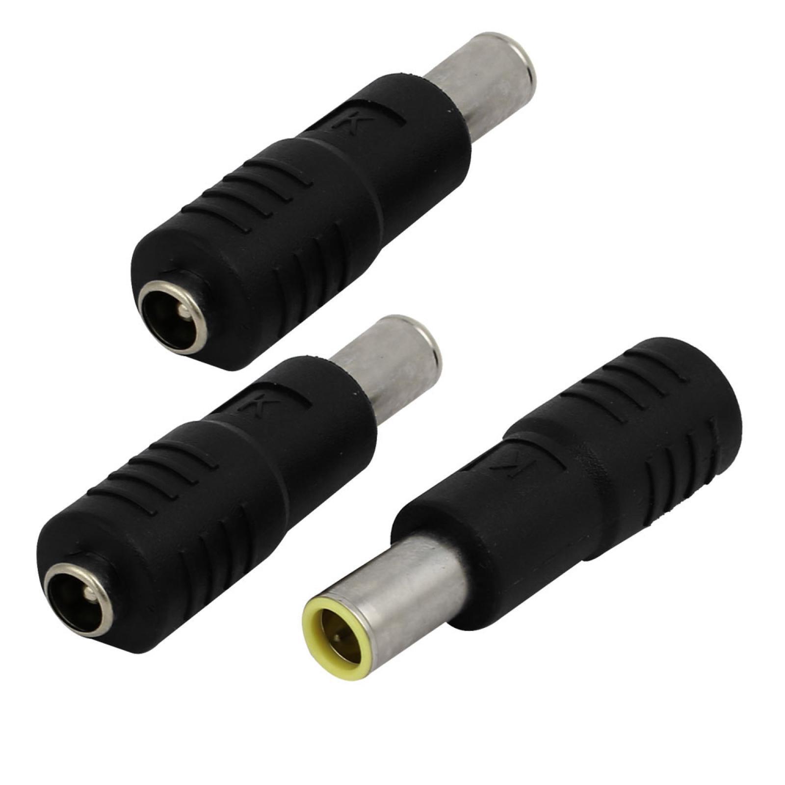 3Stk. 7,9 x 5,5 mm Stecker auf 5,5 x 2,5 mm Buchse DC Netzanschluss ...