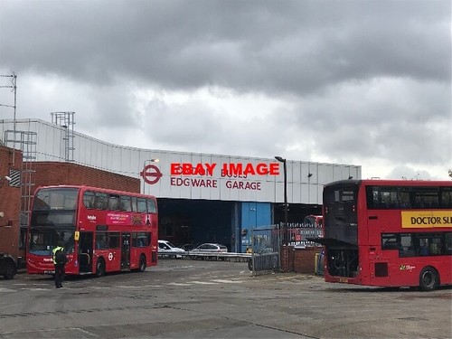 PHOTO LONDON BUSES EDGWARE GARAGE | eBay
