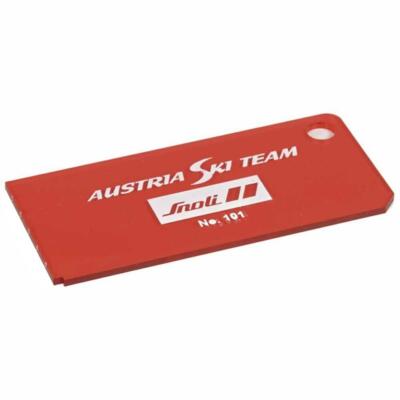Snoli Ski Wax Scraper 3mm in Red | eBay UK