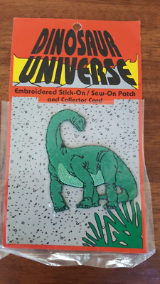 DINOSAUR UNIVERSE APATOSAURUS STICK-ON / SEW-ON PATCH *NEW* | eBay