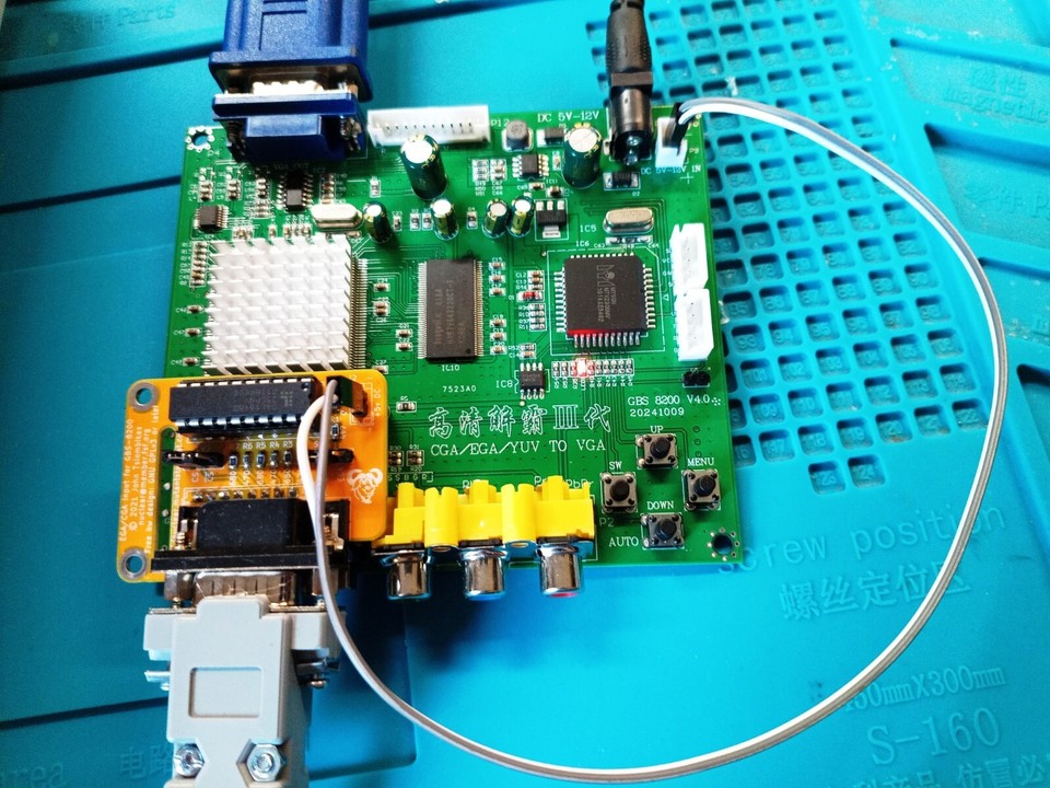 CGA / EGA Upgrade board for GBS8200 or GBS8220 Get REAL CGA EGA to VGA ...