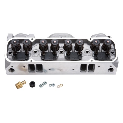 Edelbrock 61515 RPM CNC Pontiac D-Port Cylinder Head 72cc for Hyd ...