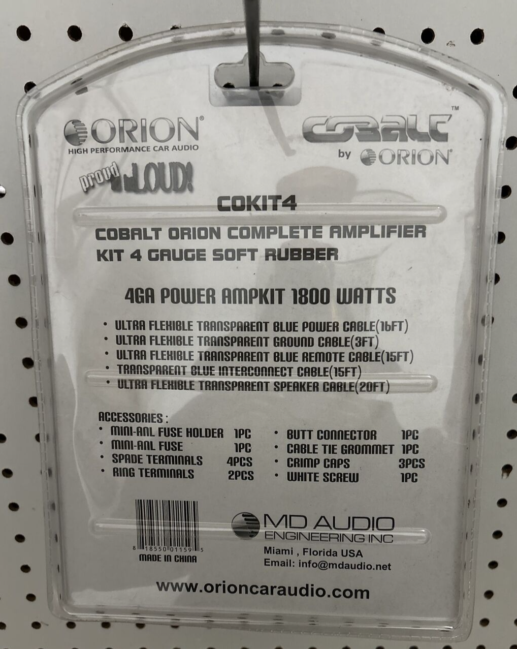 Cobalt ORION Complete Amplifier Kit 4 Gauge COKIT4 818550011595| eBay