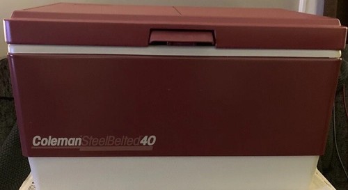 RARE coleman steel belted 40 cooler, from the 80’s! | eBay