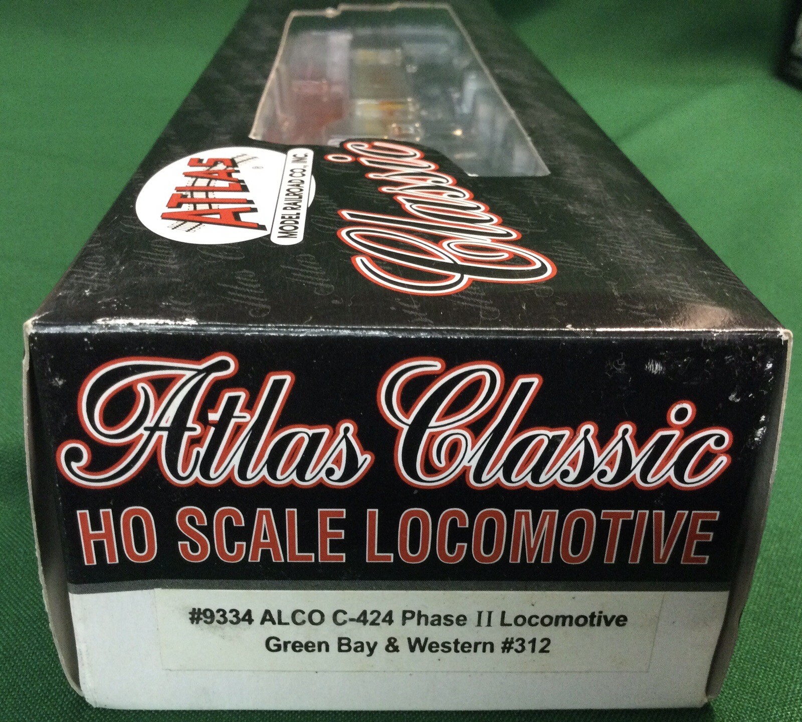 Atlas Classic H.O. Locomotive Alco C-424 Green Bay + Western #312 Very ...