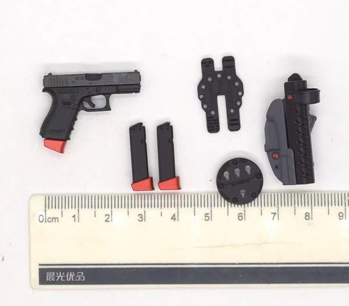 EASY&SIMPLE ES XP001 1/6 ZERT Pistol+ Holster+ Clips Model for 12 ...