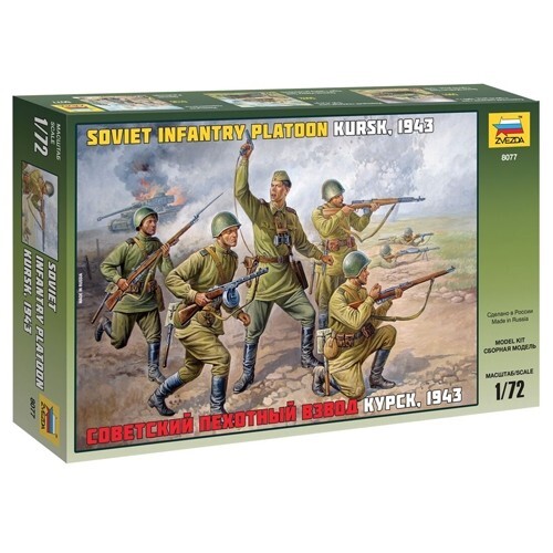 Zvezda #8077 1/72 Soviet Infantry WWII | eBay