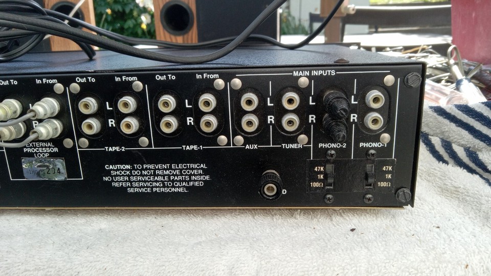 RGR Robert Grodinsky Research model 4-1HG Stereo Preamplifier Works ...