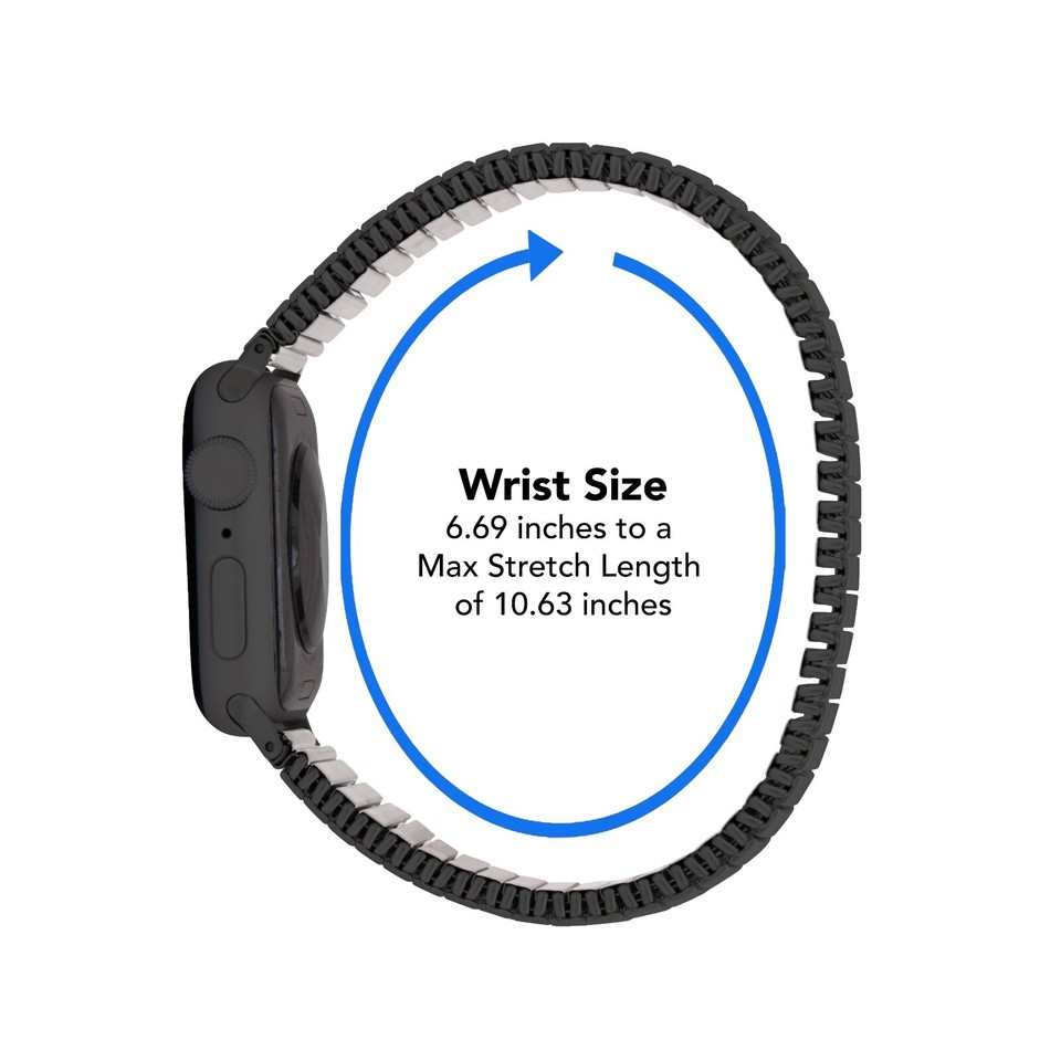 Expansion for Apple Watch Stretch band Series 10 9 8 7 6 Ultra 49 46 42 ...