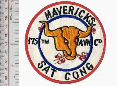 US Army Vietnam 175th Assault Helicopter Co AHC 3rd Gun Platoon Patch ...