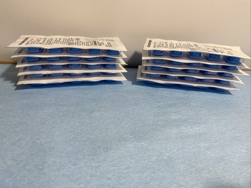 B.BRAUN Multi-Ad Luer Slip Blue Cap Lot Of 10 Packs = 100 Caps Exp 2026 ...