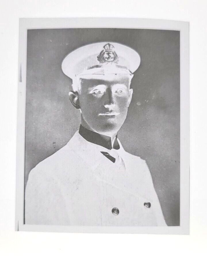 Lieutenant Commander Holbrook VC Award 1917 British Navy WWI Negative ...
