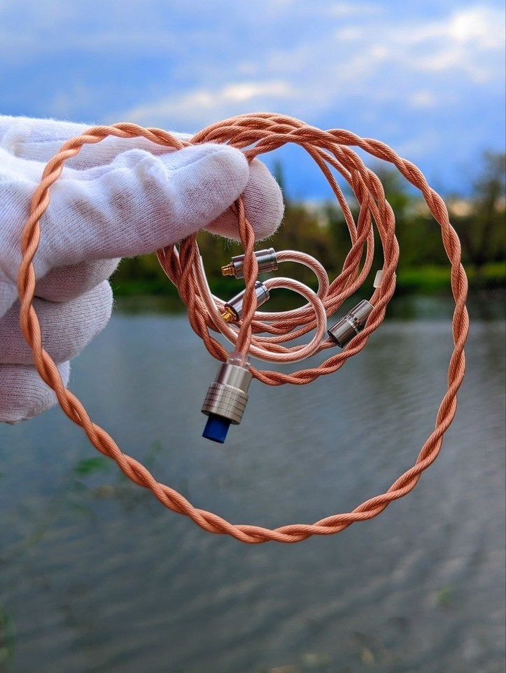 hi-end headphone replacement iem cable 3.5 4.4 2.5 mmcx 2pin 0.78 OCC ...
