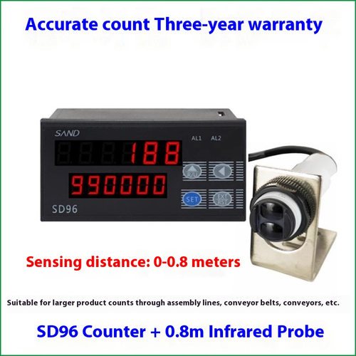 Digital Length Meter Counter Mechanical Length Counter Single Measure 0 ...