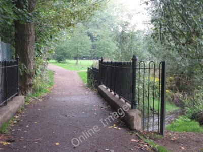 Photo 6x4 Bridge over the Quaggy River aka The Chin Brook, Chinbrook ...