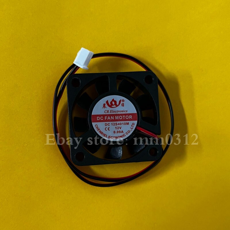 1PCS DC12S4010M 4010 12V 0.09A 4CM 2-Wire Mute Cooling Fan | eBay