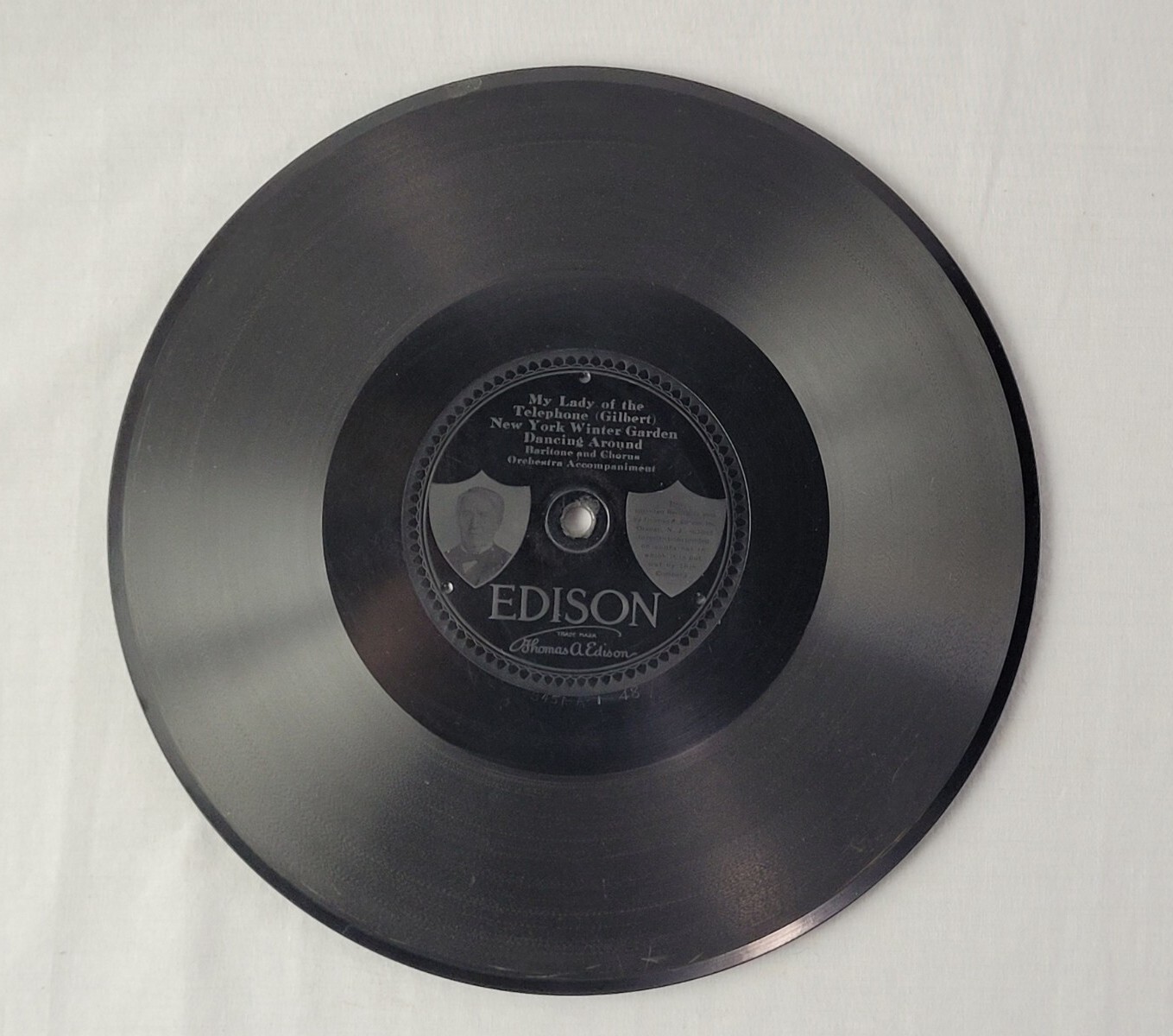 Edison Diamond Disc Record 80214 My Lady of the Telephone / Goodbye ...