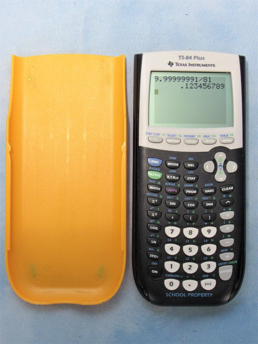 Yellow Graphing Calculator