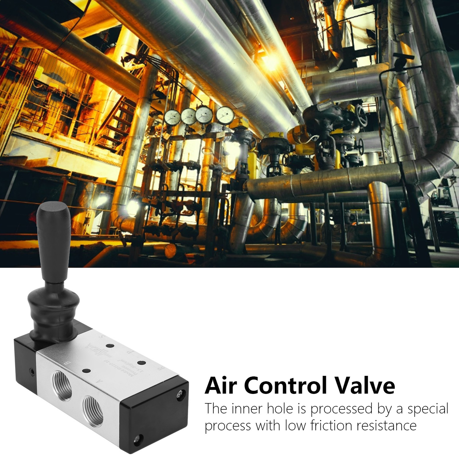 Pneumatic Air Valve Hand Pull Lever Control Switches 4H310‑10 PT3/8in ...