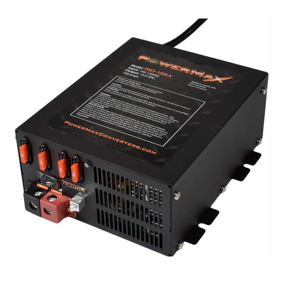 PM3-75LK 3 Stage 75 Amp AC To DC Converter/Charger for RV 13VDC To 16.5 ...