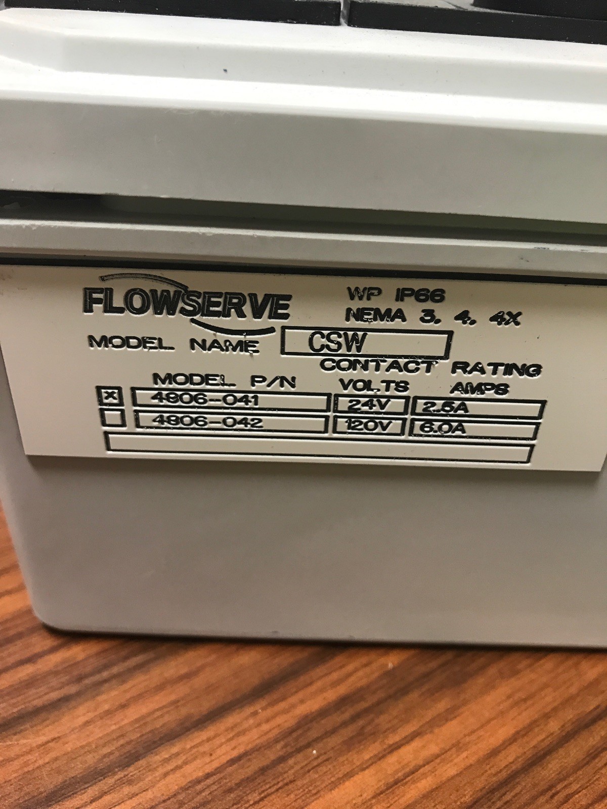 Flowserve CSW Remote Actuator Control 4, 4x 24v | eBay