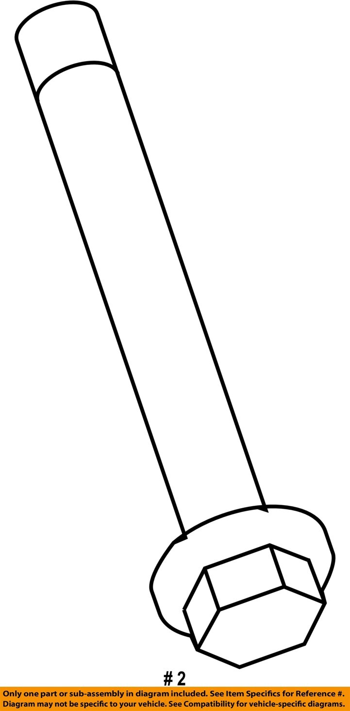 GM OEM Front Suspension-Strut Bolt 11610404 | eBay