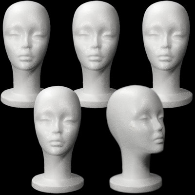 Partial-Body & Mannequin Parts - Styrofoam Childs Head