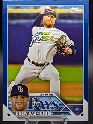 2023 Topps Series 2 Drew Rasmussen Blue #925 Tampa Bay Rays | eBay