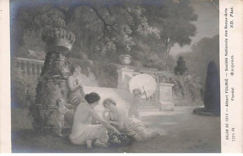 Nu - Tableau - Albert Fourié - Floréal - Salon de 1914 | eBay
