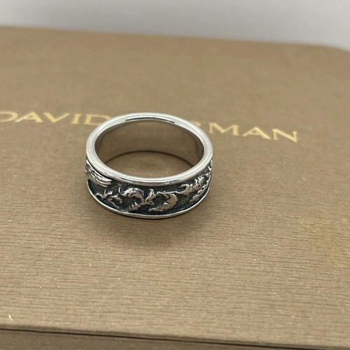 David Yurman 925 Sterling Silver Men’s Petrvs Dragon Griffin Ring Size ...