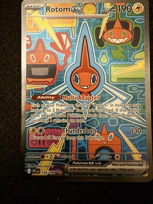 Rotom ex 126/094 Special Illustration Rare SIR Pokemon ME Phantasmal ...