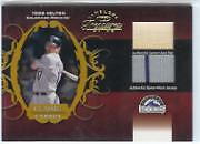 2003 Timeless Treasures Classic Combos #33 Todd Helton Bat-Jsy Jersey ...