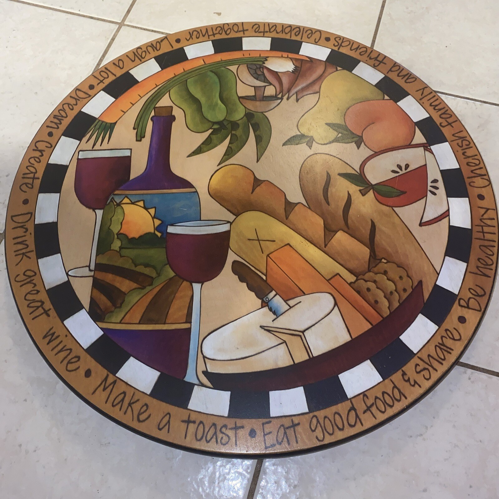 Sticks Furniture LAZY SUSAN Nice Spread made in USA - 18" | eBay
