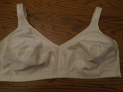 Dominique Intimate Apparel size 46B ivory Cotton Lined Soft Bra Ex. | eBay