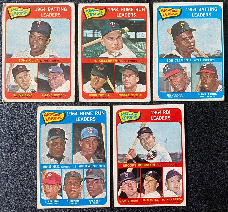 1965 Topps Baseball Complete Set (1-598 Cards) PR-VG/EX (AVG GD+) | eBay