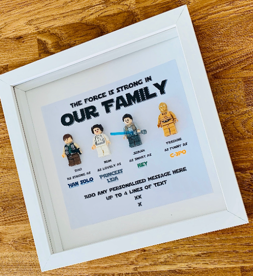 Star Wars Wedding Gifts, New Family Gifts, Family Tree Frames, Star ...