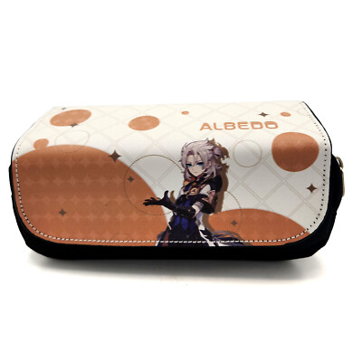 ALBEDO STYLE A Genshin Impact Pencil Case (Video Games Travel Bag ...