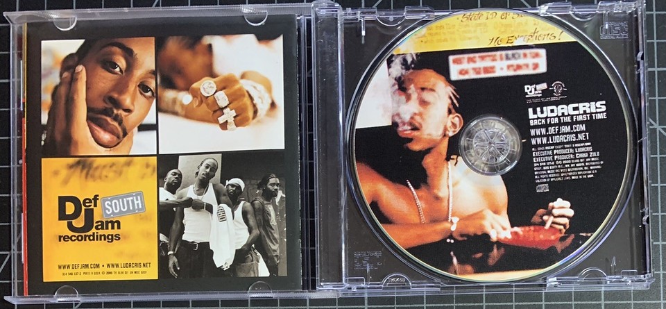 LUDACRIS - Back for the First Time - Rap/HipHop CD 2000 Def Jam Very ...