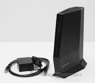 NETGEAR Nighthawk CAX30 AX2700 Wi-Fi 6 Cable Modem Router 606449156416 ...