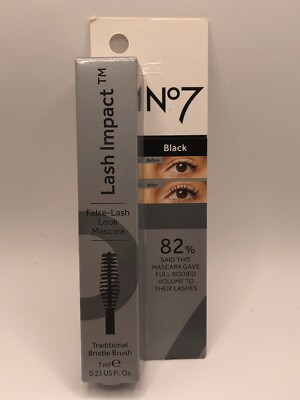 No7 Lash Impact (BLACK) Mascara .23 fl oz Free Ship | eBay