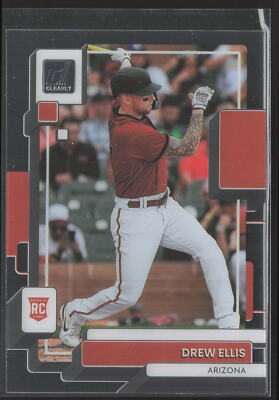 2022 Panini Chronicles #21 Drew Ellis Clearly Donruss Diamondbacks RC ...