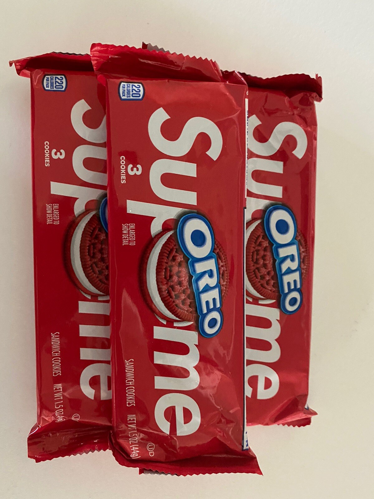 Supreme x Oreos Cookies 3 Packs (9 cookies) *In Hand* | eBay