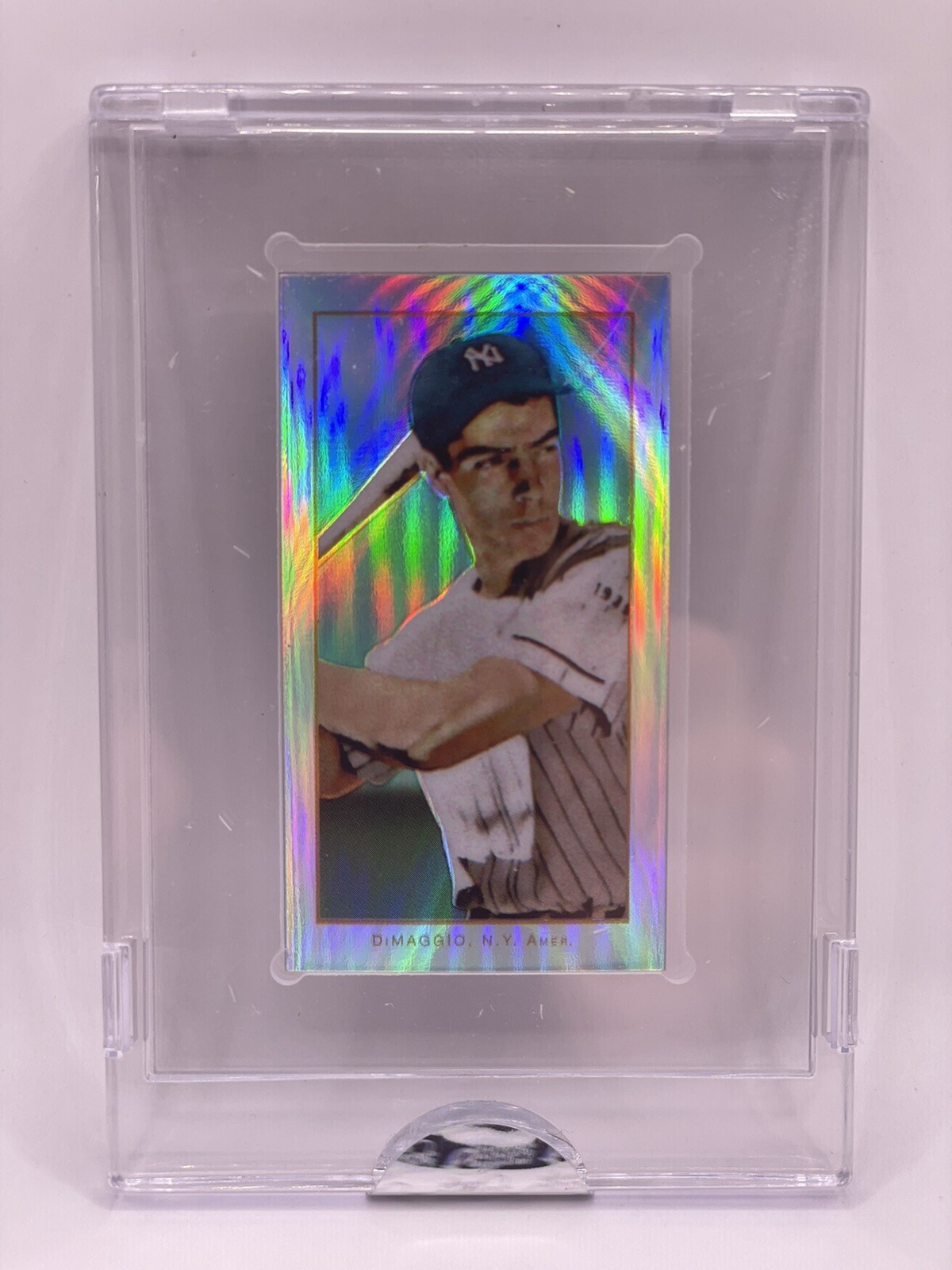 Joe DiMaggio 2011 eTopps Topps T206 Polar Bear Back Refractor /999 ...