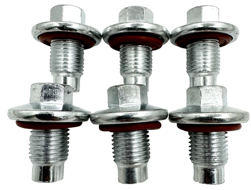 6pc 13mm- 14X1.5 Drain Plug 80-26 (6506214AA / 6507741AA) for Ram 1500 ...