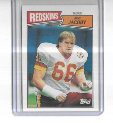 1987 Topps Football #72 Joe Jacoby Washington Redskins | eBay