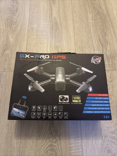 Drone - RDM GX - PRO GPS Next Generation - Full HD Folding Drone - Dual ...