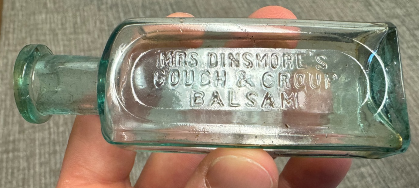 Mrs. Dinsmore Cough & Croup Syrup L.M. Brock Lynn Massachusetts MA ...